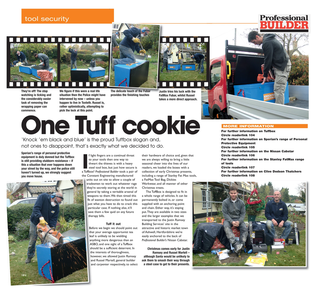 Tuffboxes | Secure Tool Box Solutions | Made in Britain